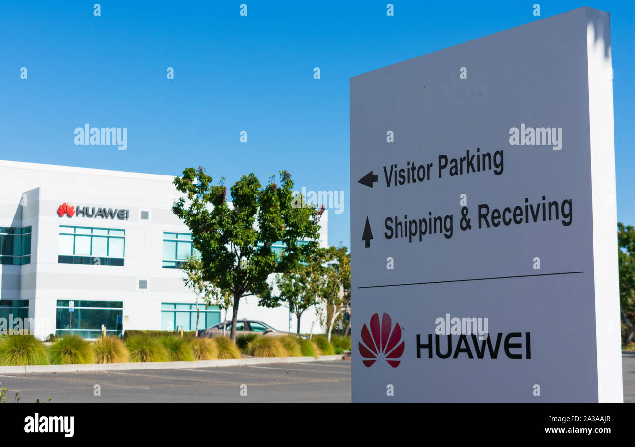 Huawei corporate headquarters logo close hi-res stock photography and ...