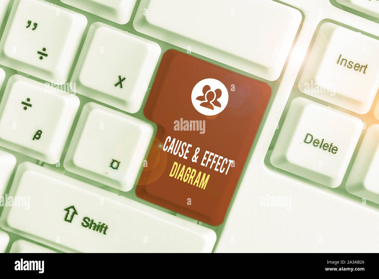 Text sign showing Cause And Effect Diagram. Business photo text ...