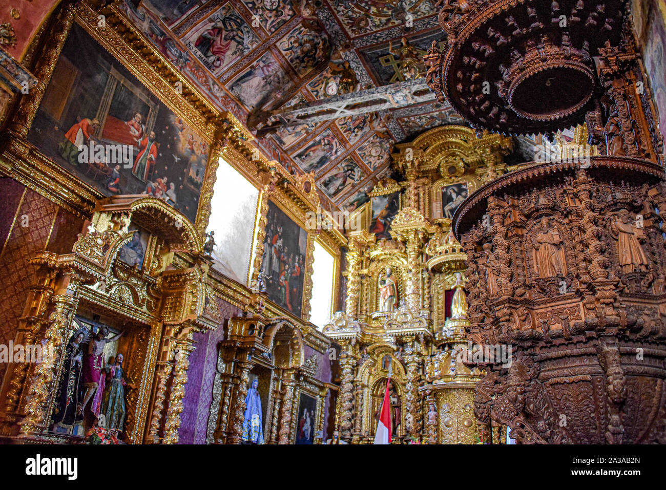 Templo de la virgen inmaculada de checacupe hi-res stock photography ...