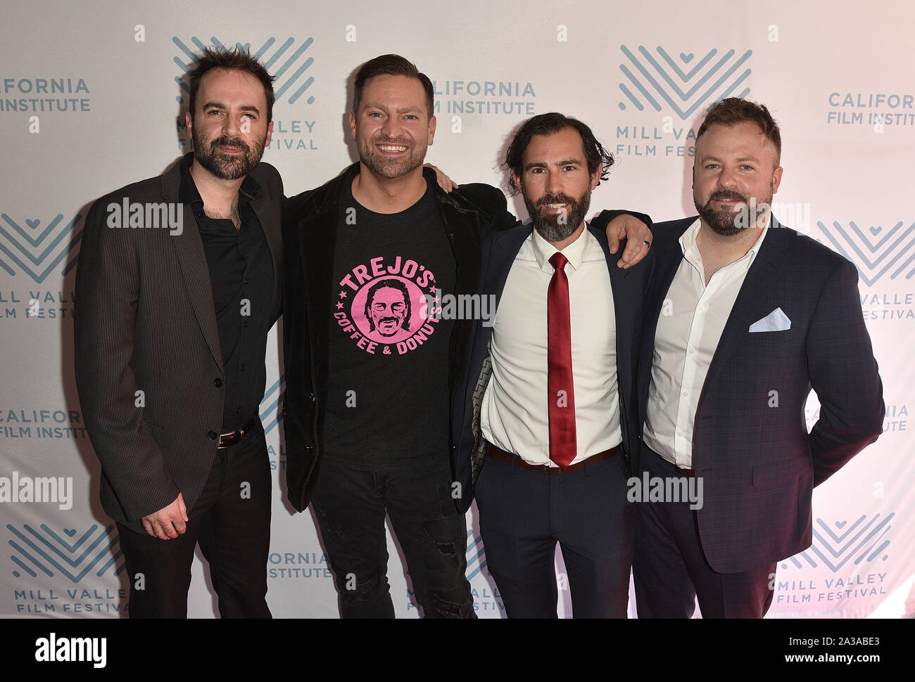 SAN RAFAEL, CALIFORNIA - OCTOBER 06: Brett Harvey, Adam Scorgie, Jhod ...