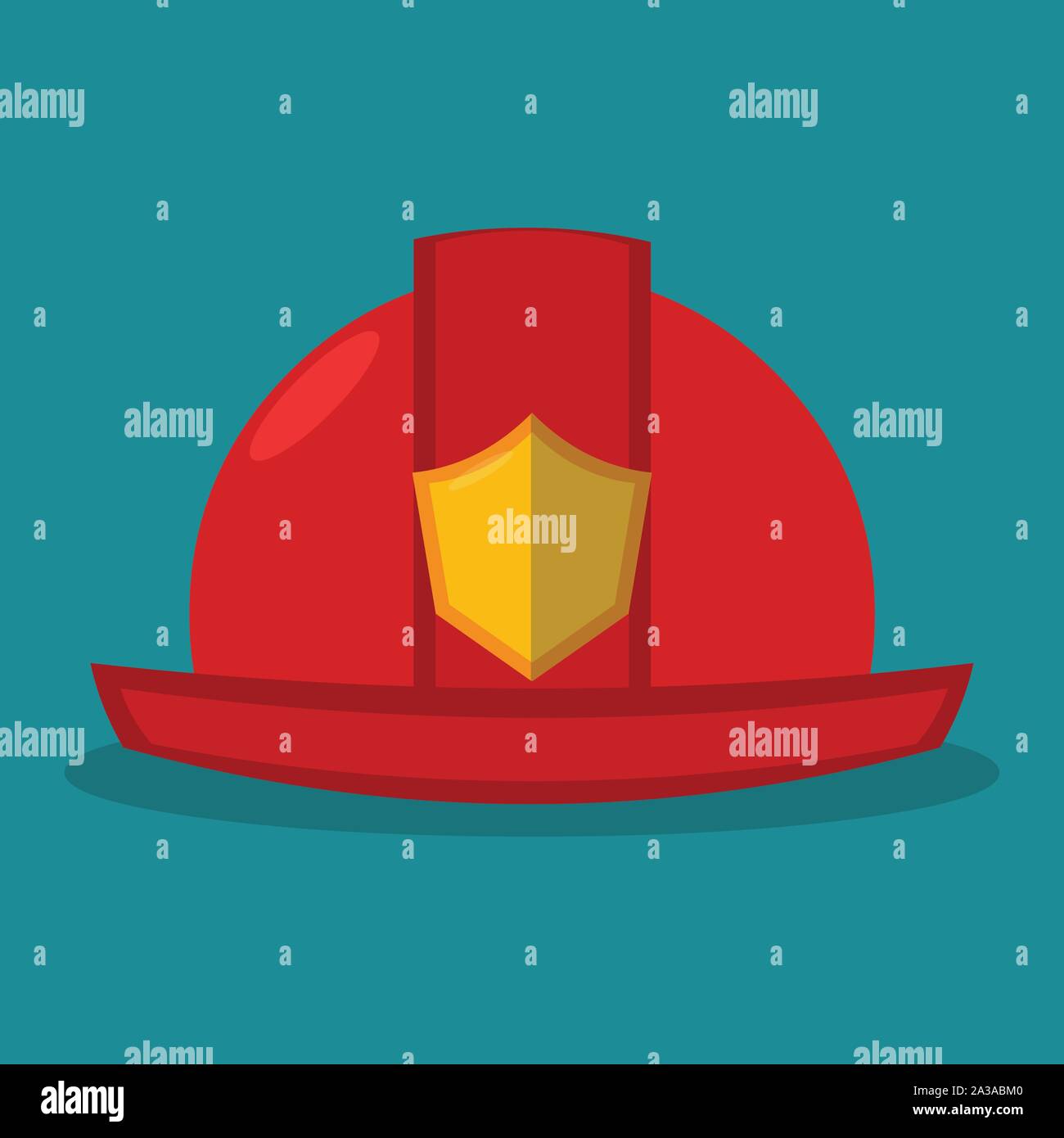 fireman helmet icon vector illustration Stock Vector Image & Art - Alamy