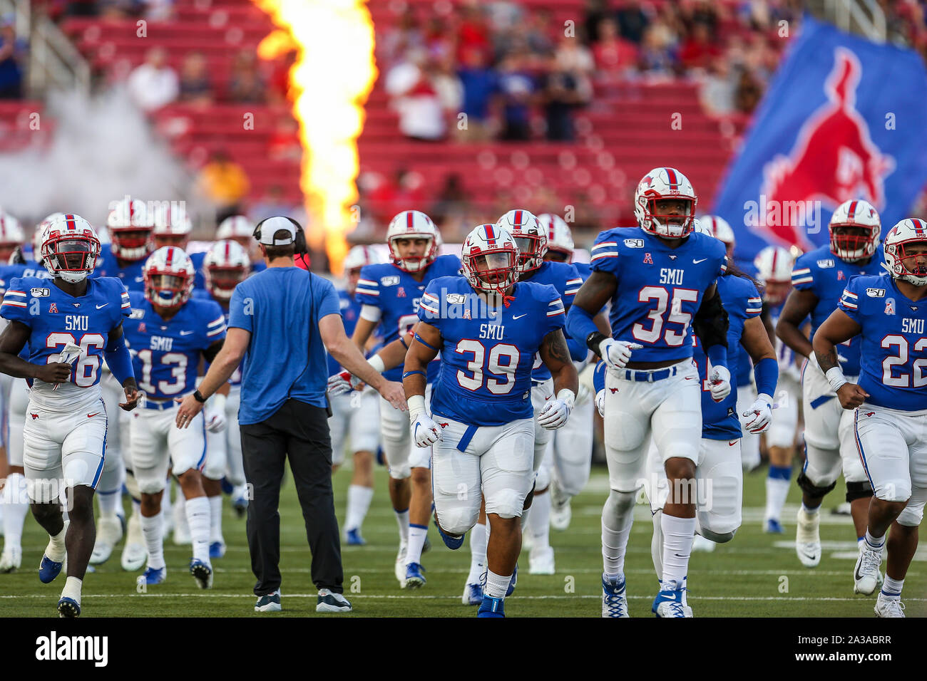 Dallas, Texas, USA. 5th Oct, 2019. Southern Methodist Mustangs ...