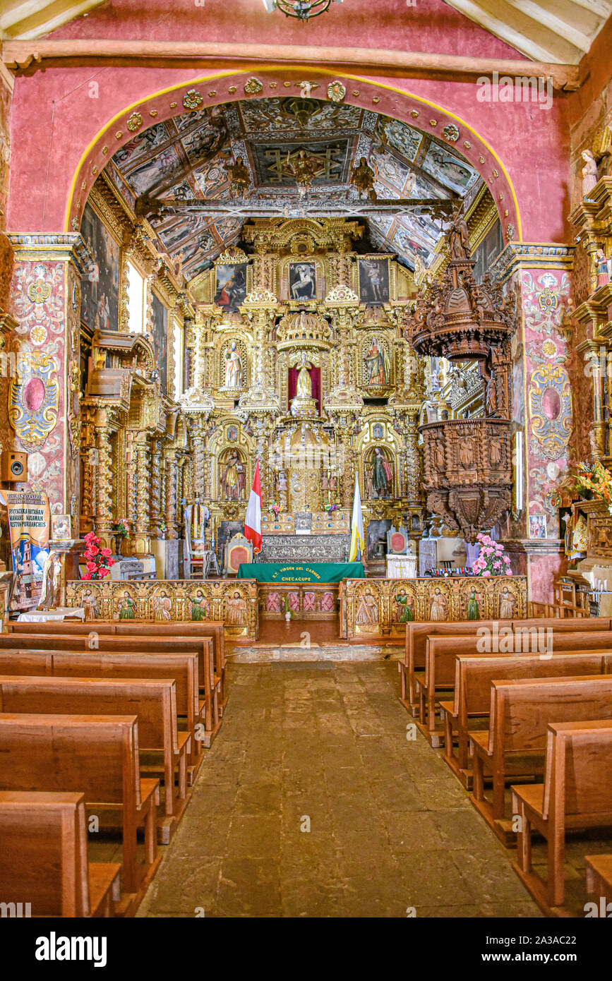 Templo de la virgen inmaculada de checacupe hi-res stock photography ...