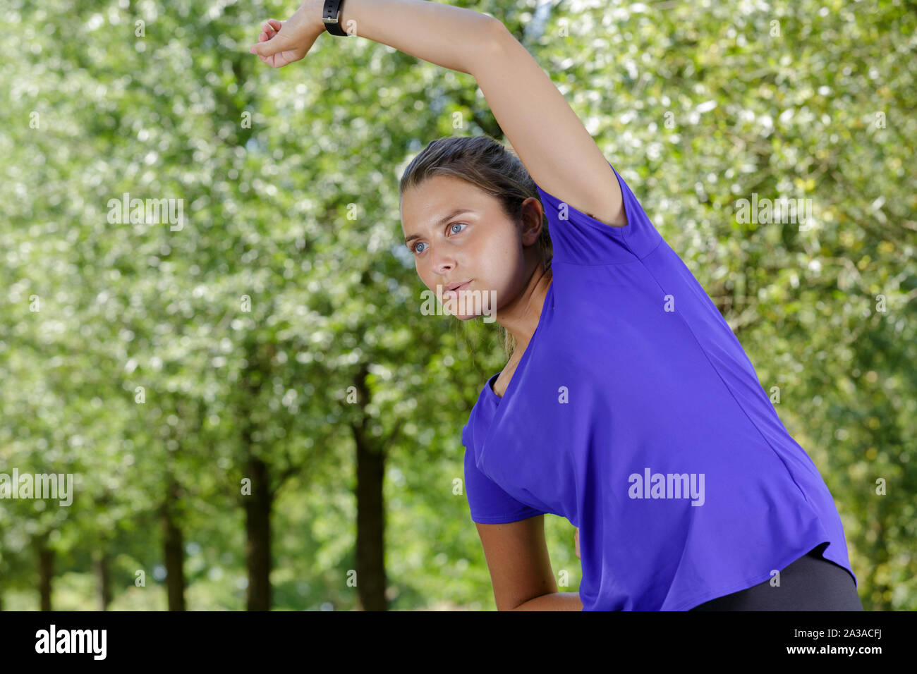 Stretch out arm side hi-res stock photography and images - Alamy