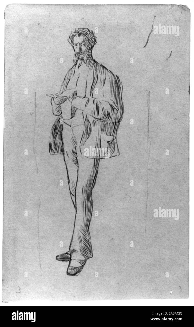 Self portrait, standing Stock Photo - Alamy