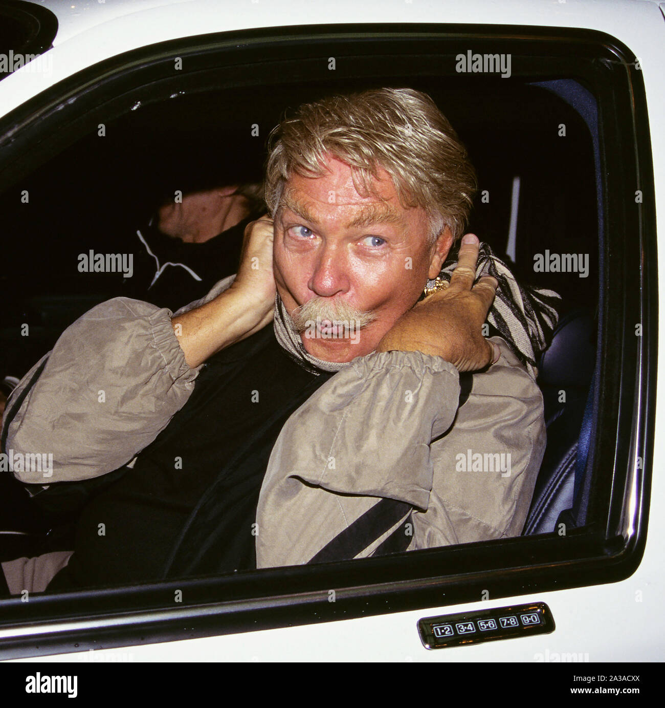 Rip Taylor photographed at the N.A.T.P.E. convention in Las Vegas ...