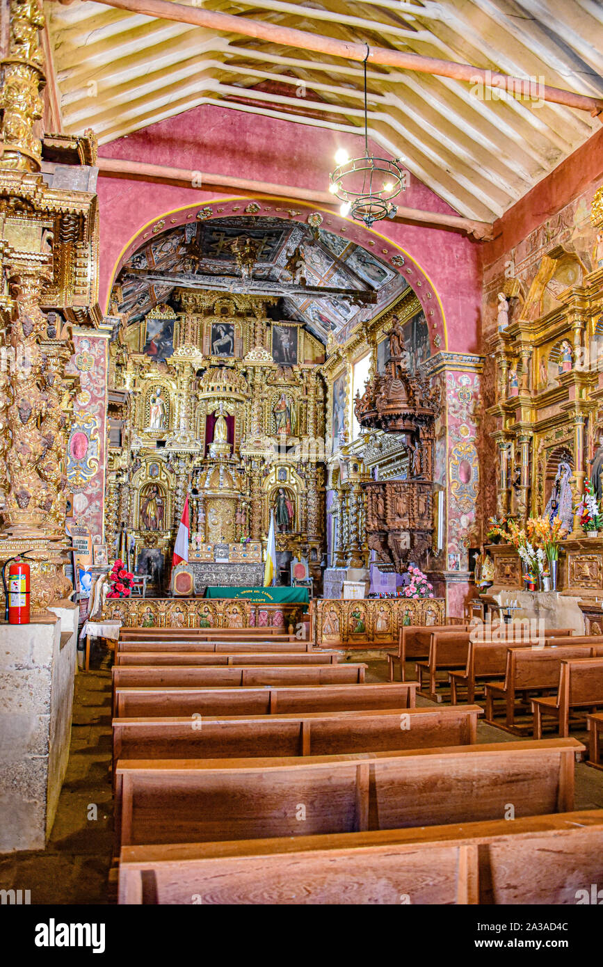 Templo de la virgen inmaculada de checacupe hi-res stock photography ...