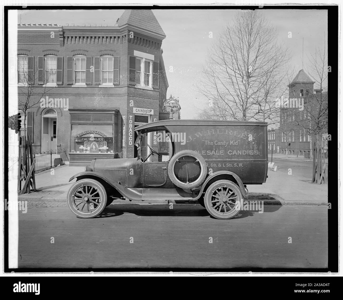 Classic hauling truck Black and White Stock Photos & Images - Alamy