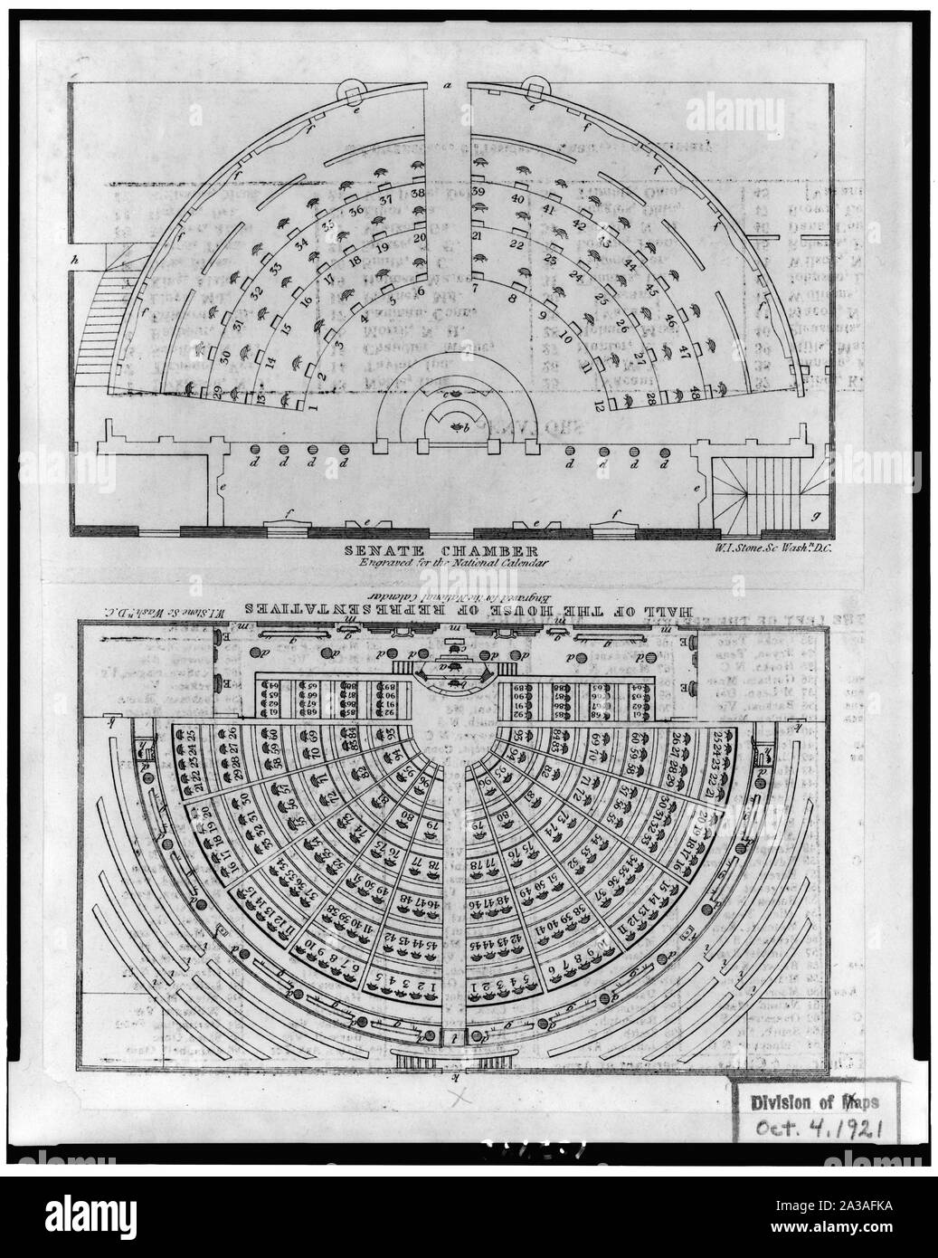 Senate Chamber Seating Plan
