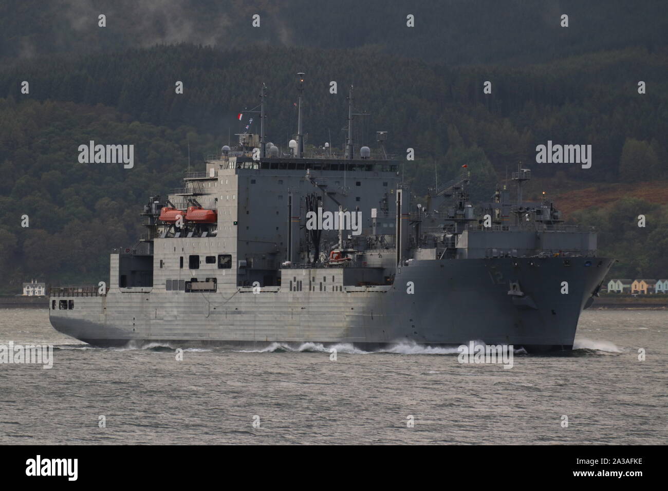 USNS William McLean (T-AKE-12), a Lewis and Clark-class dry cargo ship ...