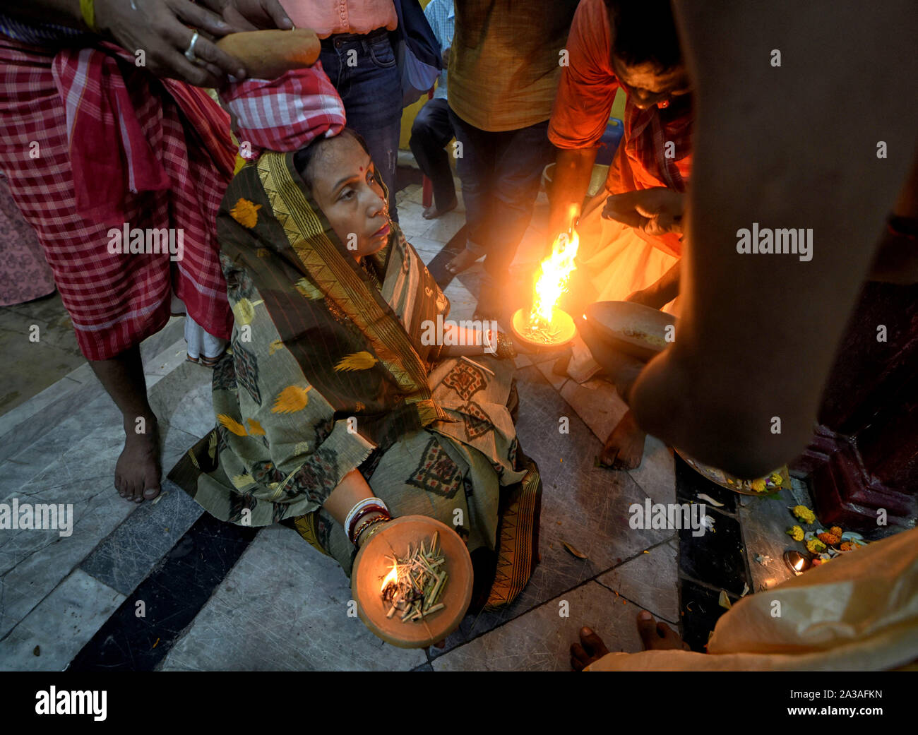 Maha ashtami hi-res stock photography and images - Alamy