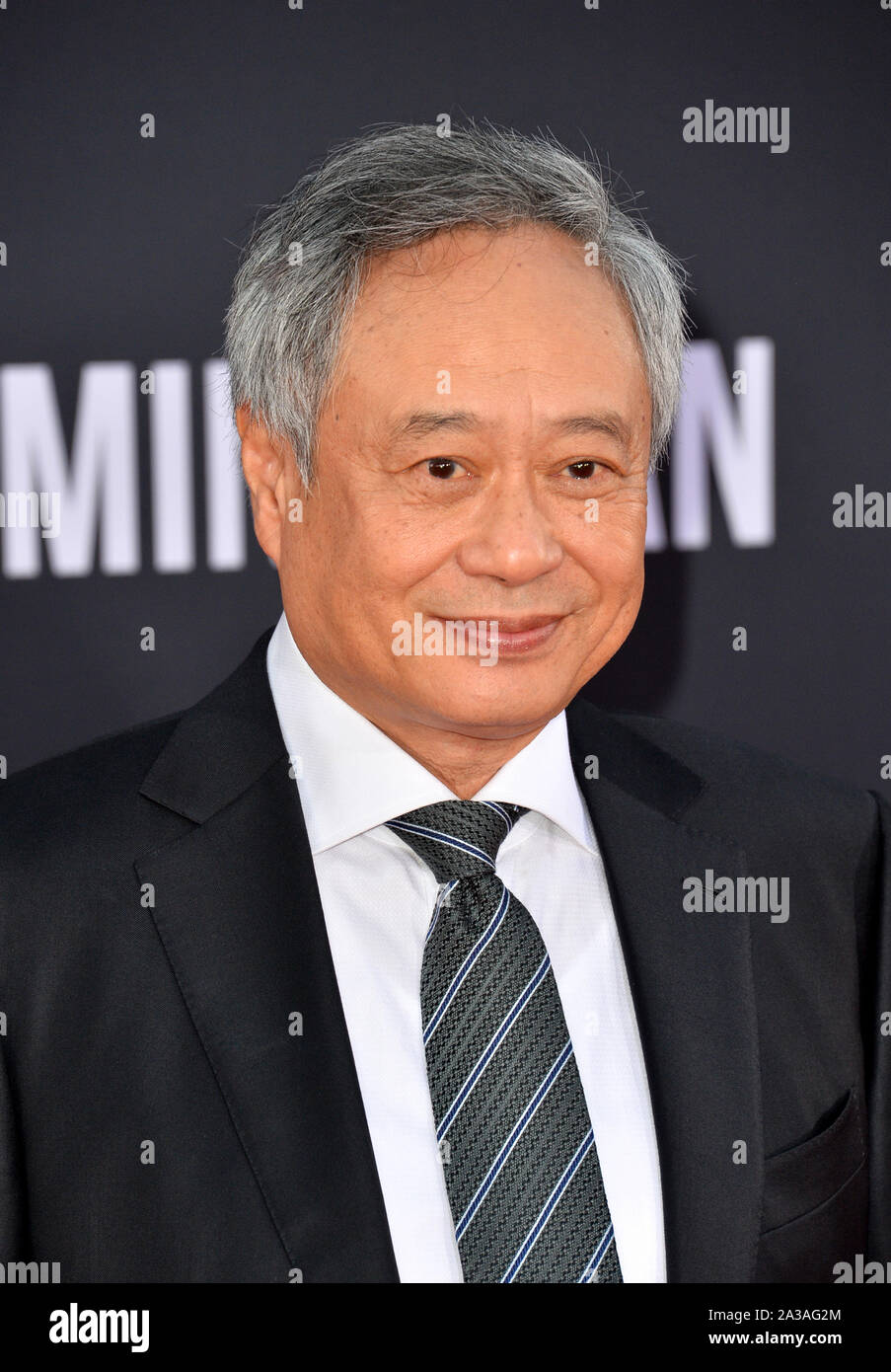 LOS ANGELES, USA. October 07, 2019: Ang Lee at the premiere of "Gemini ...