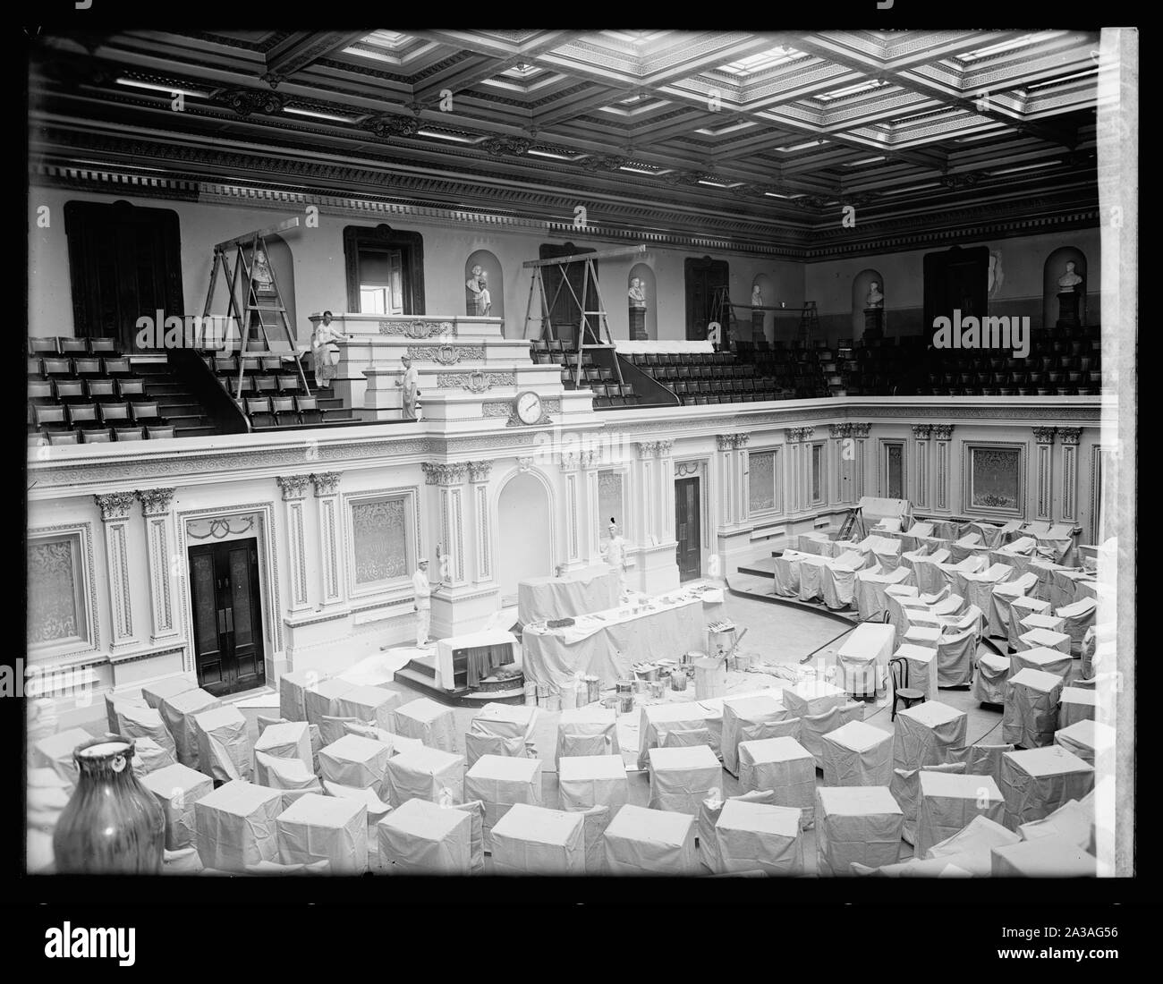 Senate chamber capitol building Black and White Stock Photos & Images ...