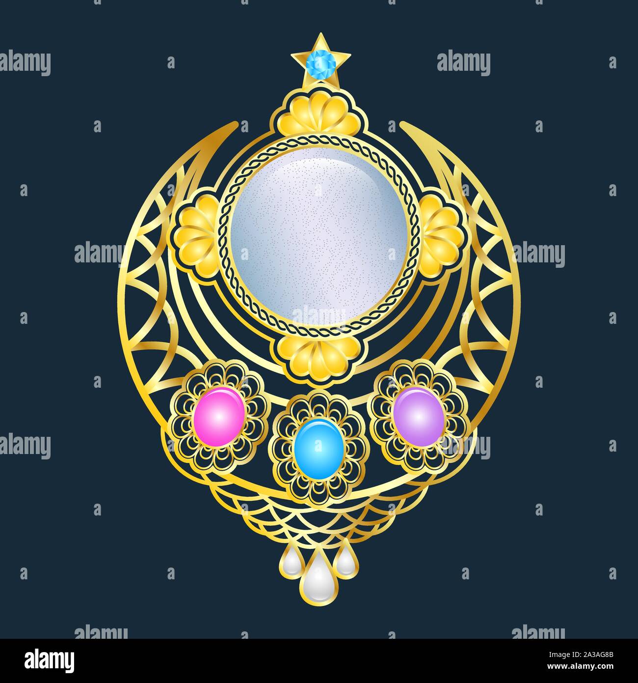 Golden Amulet High Resolution Stock Photography and Images - Alamy
