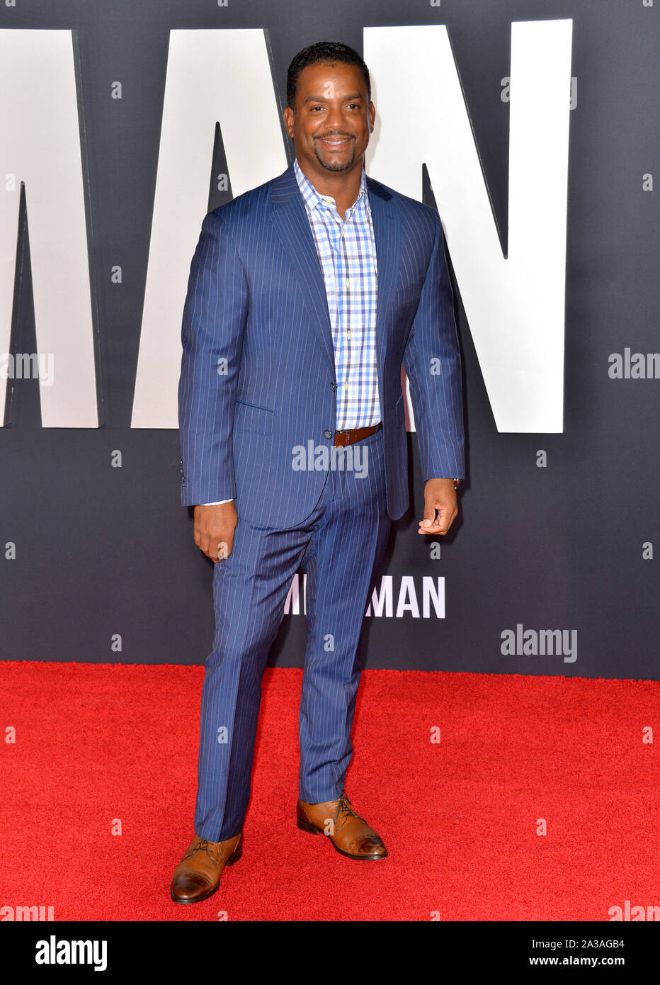 LOS ANGELES, USA. October 07, 2019: Alfonso Ribeiro at the premiere of ...