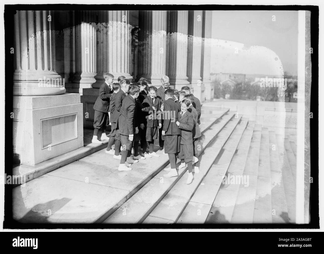 Senate pages & Marshall, 1920 Stock Photo - Alamy
