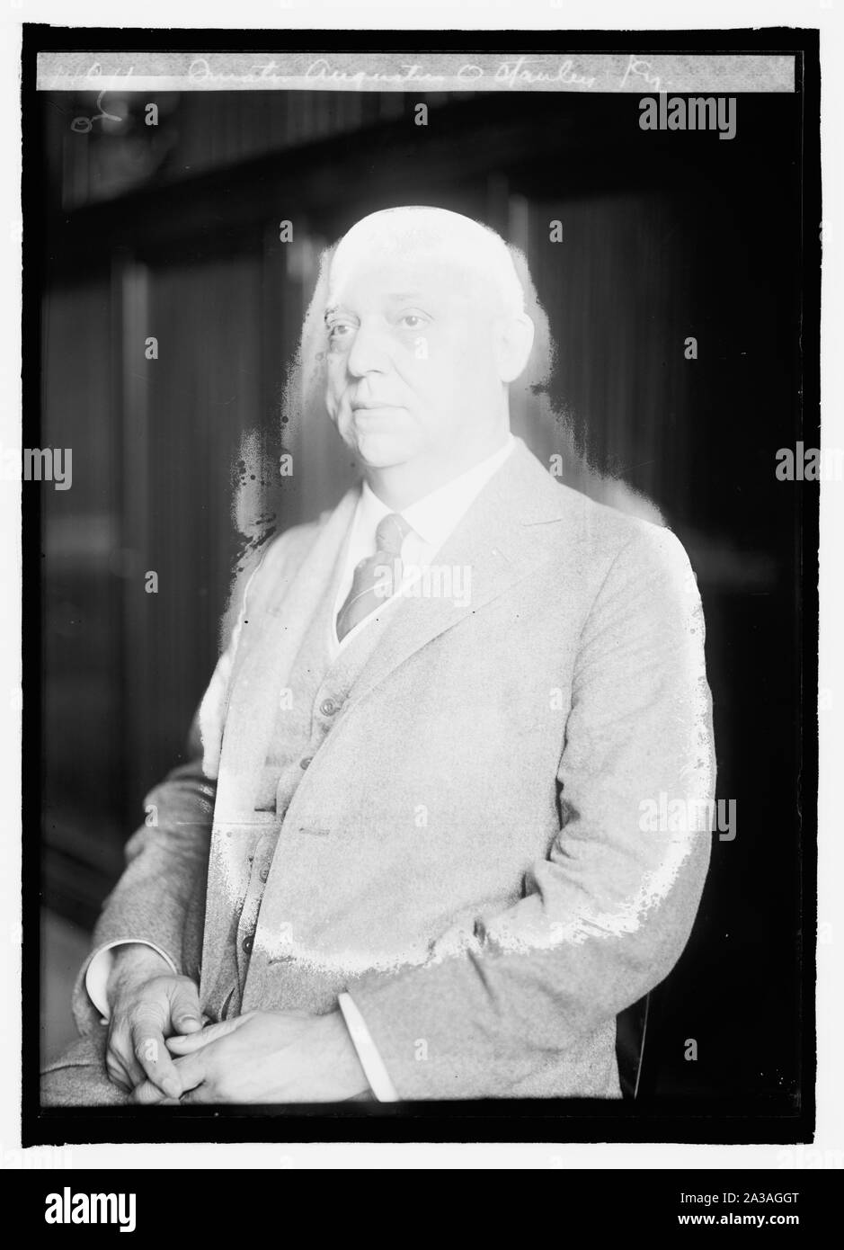 Senator Augustus O. Stanley, Ky Stock Photo - Alamy