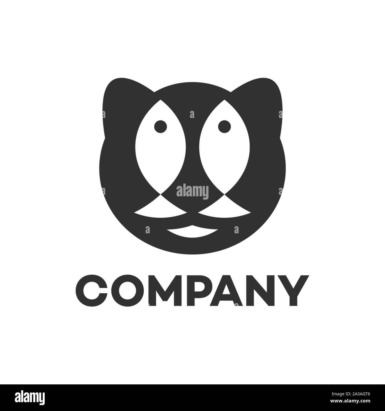 Cat fish logo black Cut Out Stock Images & Pictures - Alamy