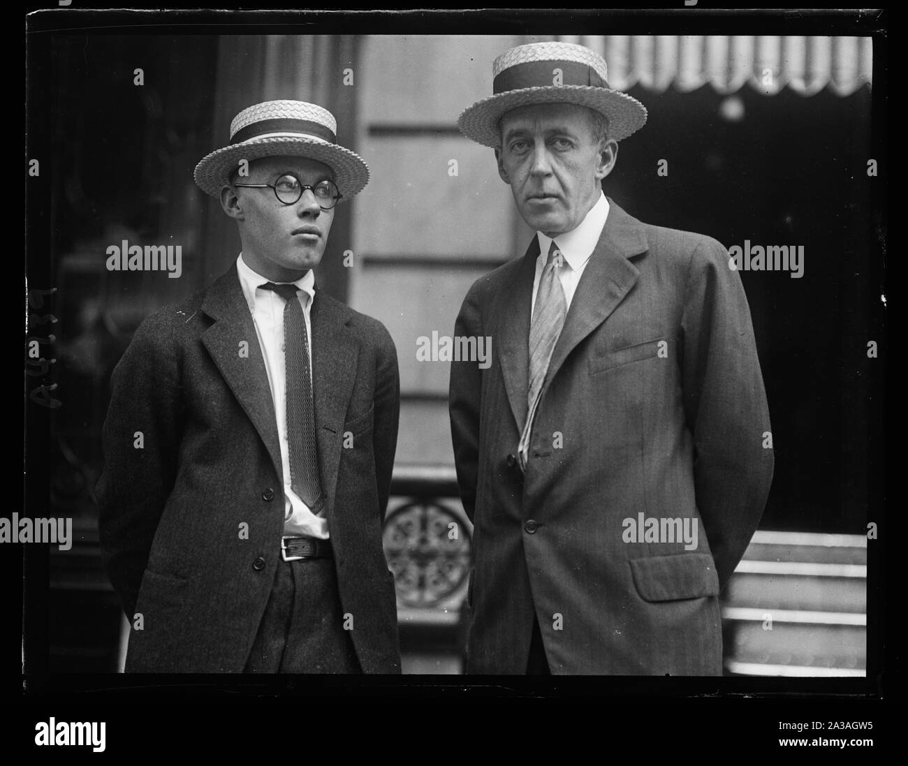 Senator D.A. Reed of Pa. and his son Stock Photo - Alamy