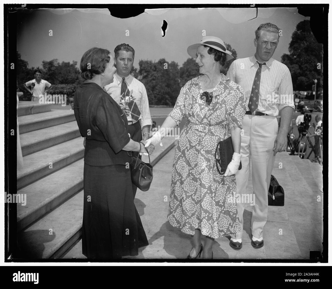 Senator Hattie Caraway, Ark. Left; and Senator Dixie Bibb Graves, Ala ...