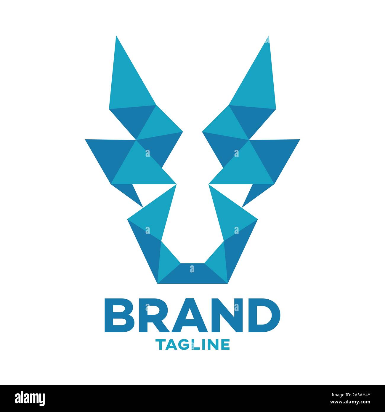 Geometric goat logo hi-res stock photography and images - Alamy