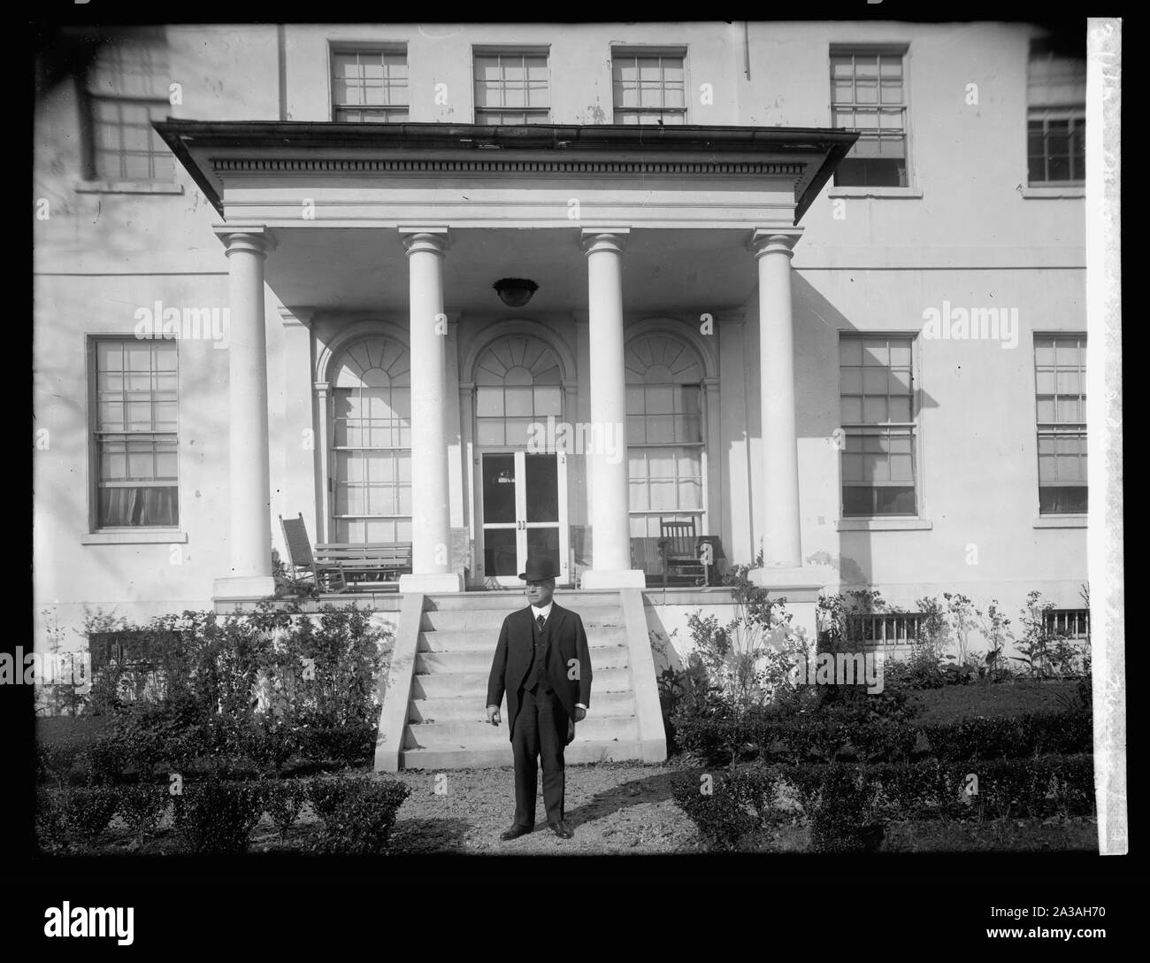 Senator Hiram Johnson at Calvert Mansion Stock Photo - Alamy