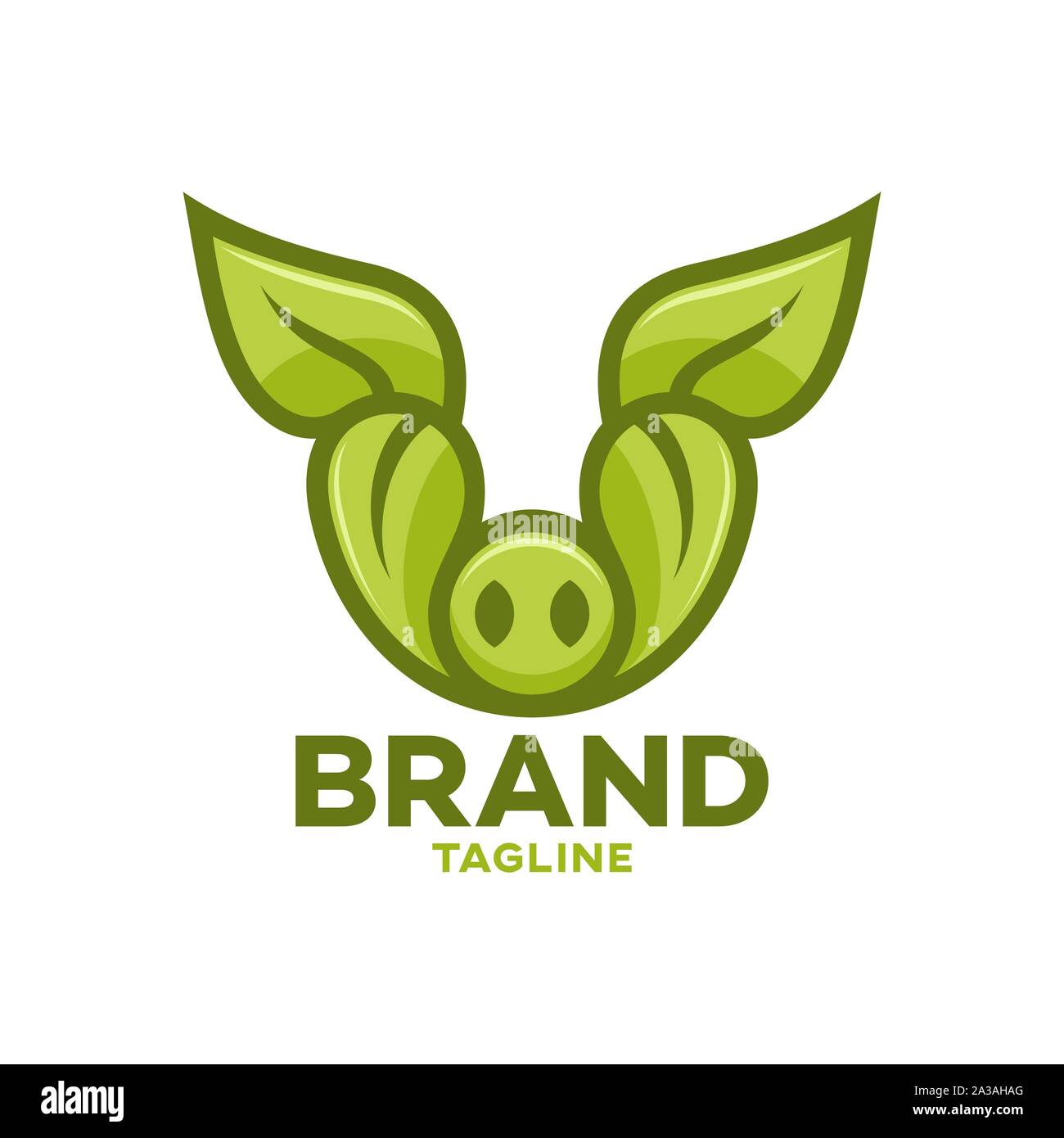 Pig logo hi-res stock photography and images - Alamy