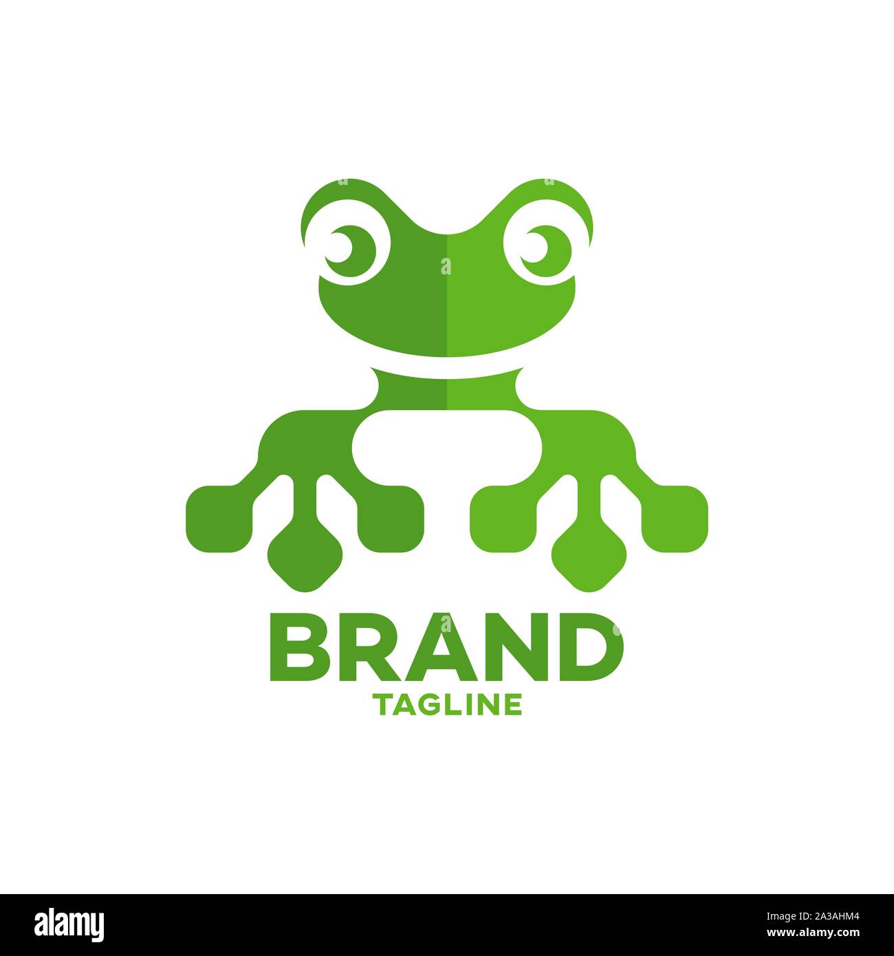 Frog technology logo hi-res stock photography and images - Alamy
