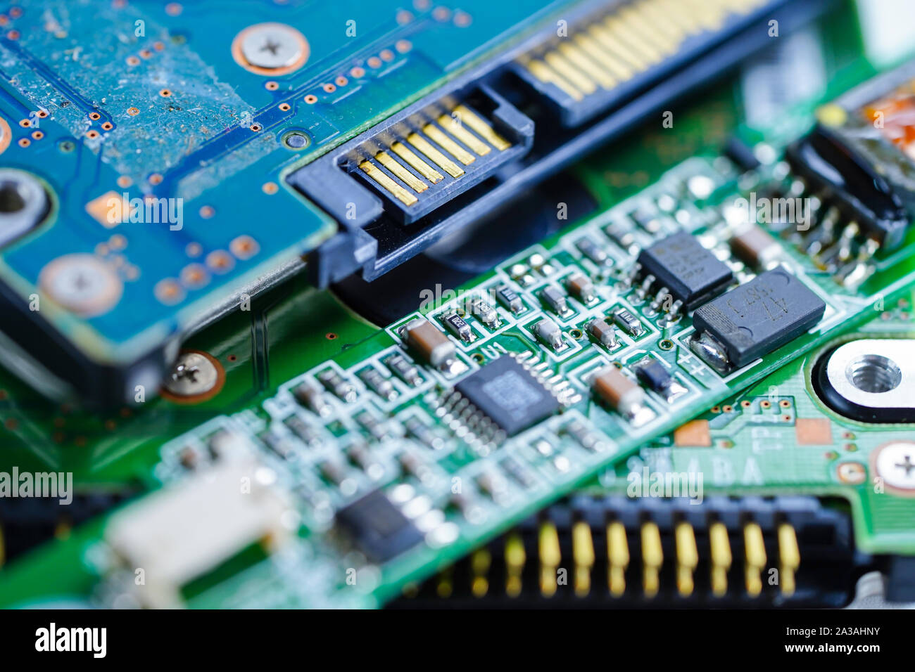 E-waste electronic, computer circuit cpu chip mainboard core processor ...