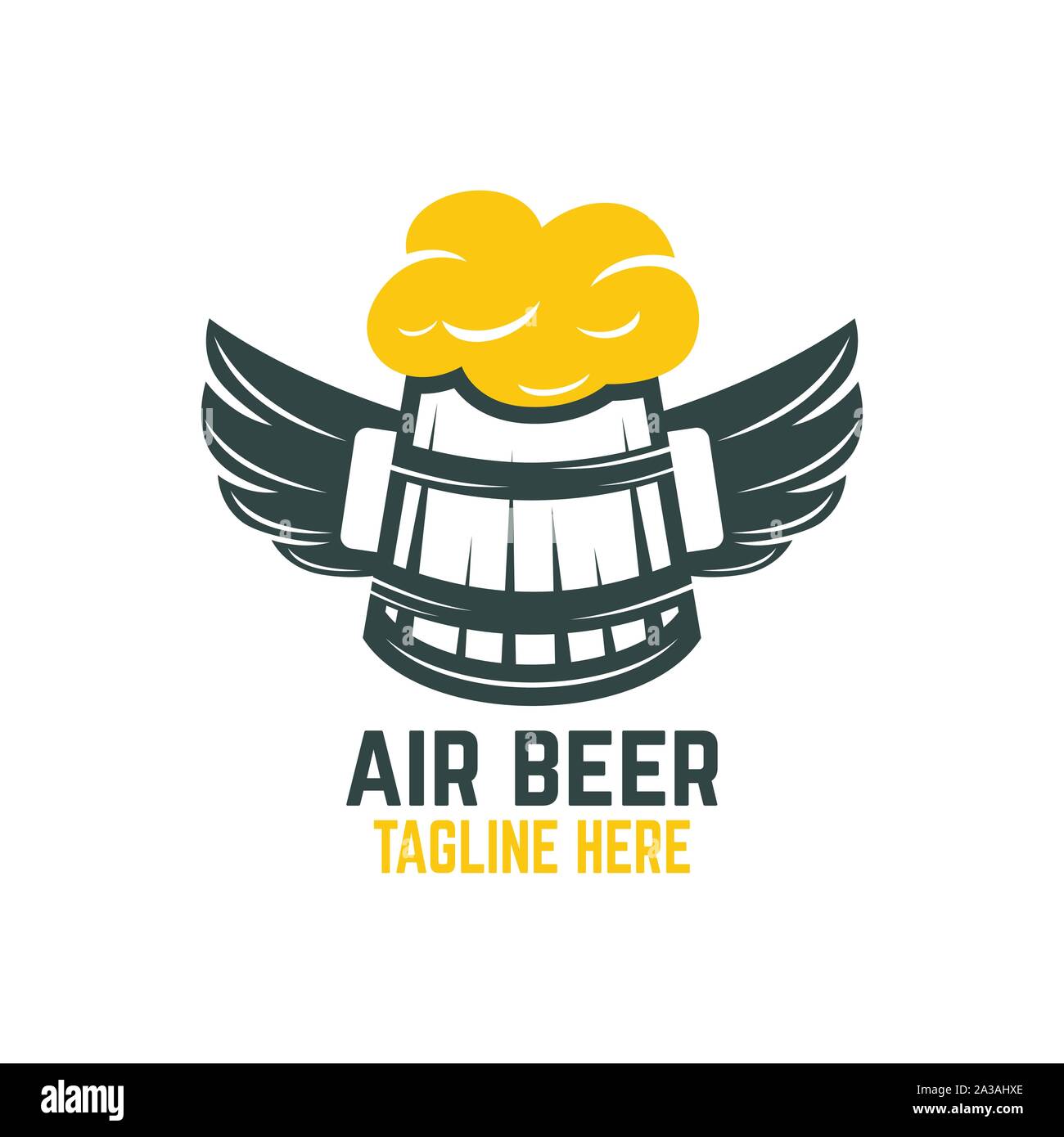 Air beer logo Stock Vector Image & Art - Alamy