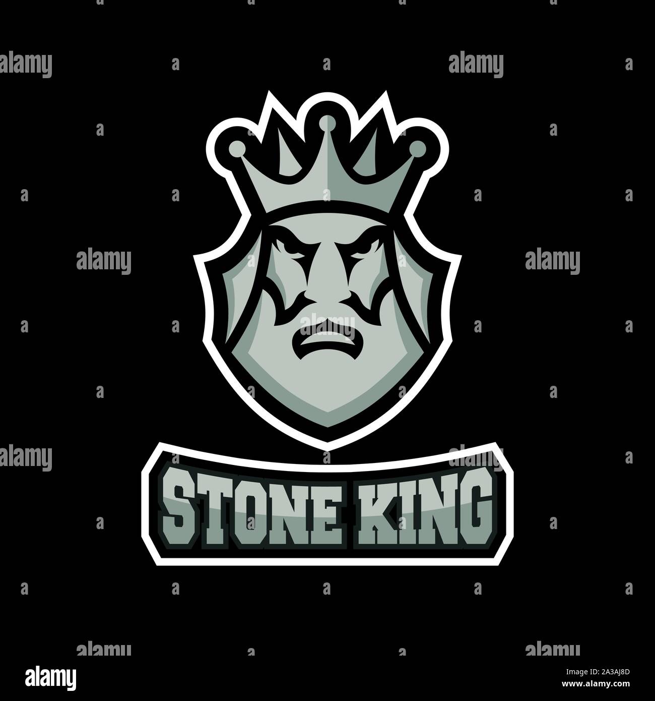 Statue of team mascot Stock Vector Images - Alamy