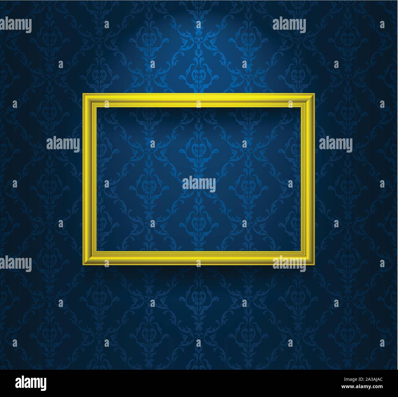 Empty blue retro photo Stock Vector Images - Alamy