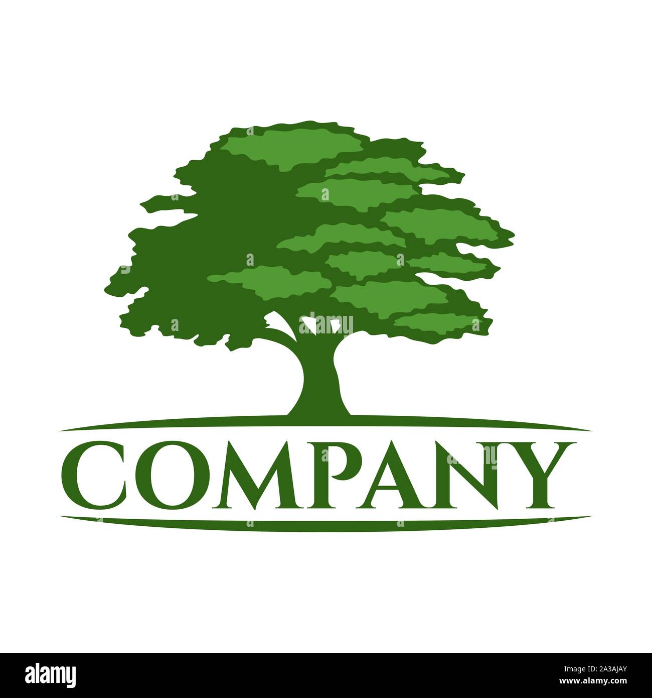 Modern tree logo Stock Vector Image & Art - Alamy