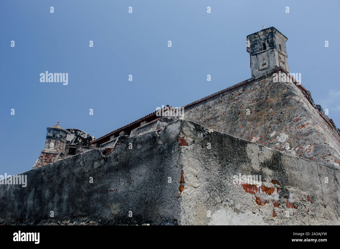 San Felipe de Barajas Castle, a fortress located in the Colombian city ...