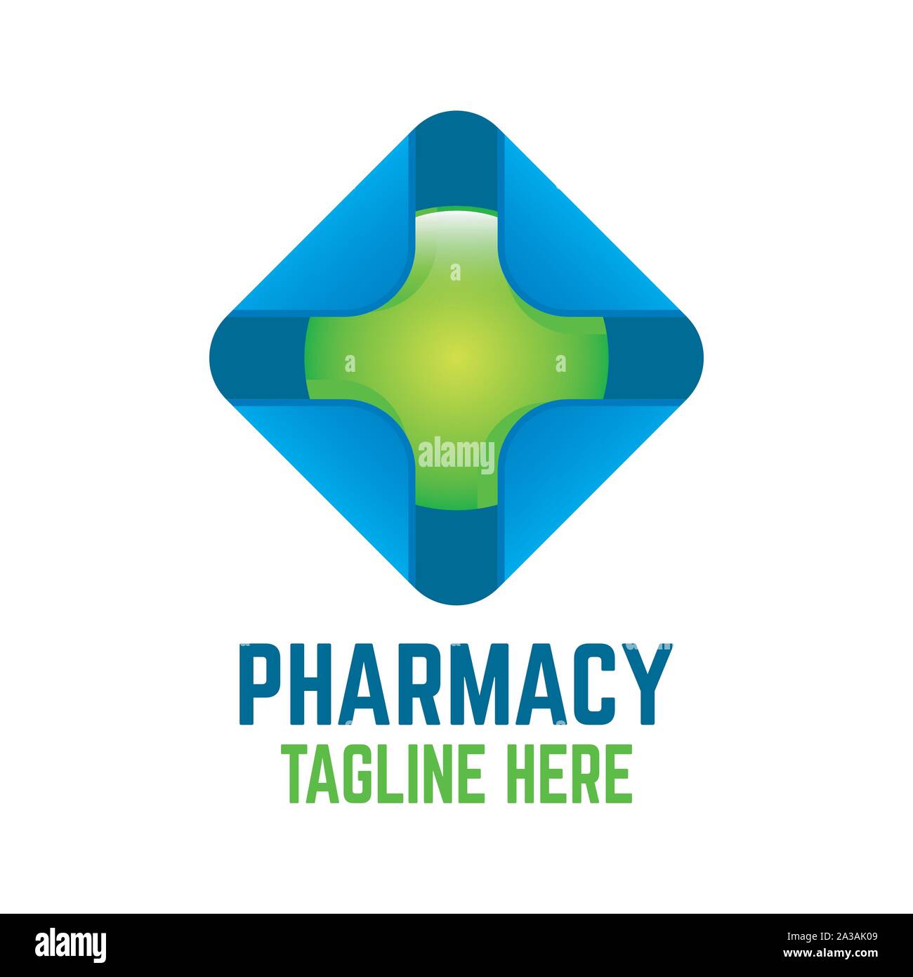 Modern cross pharmacy logo Stock Vector Image & Art - Alamy