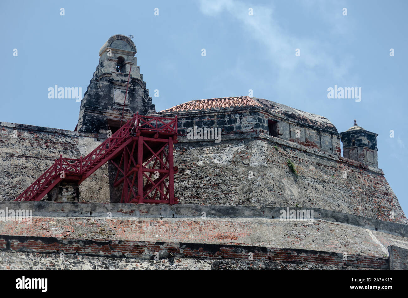 San Felipe de Barajas Castle, a fortress located in the Colombian city ...