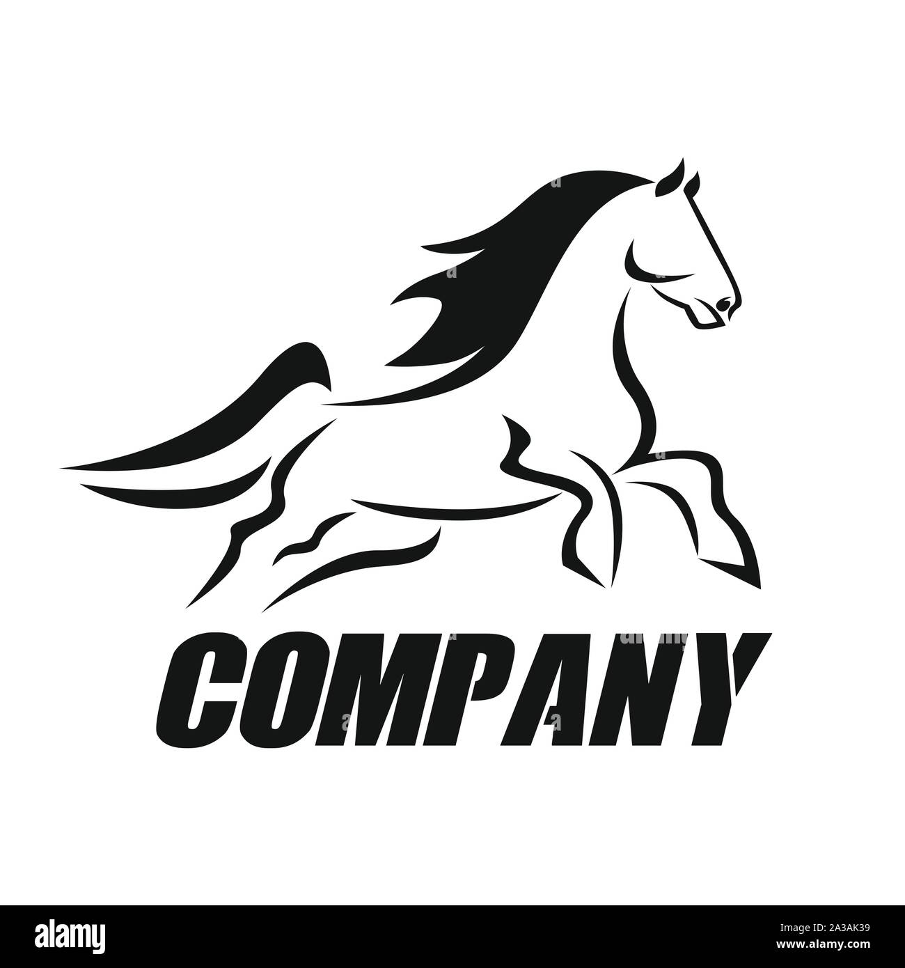 Modern horse logo. Vector illustration Stock Vector Image & Art - Alamy