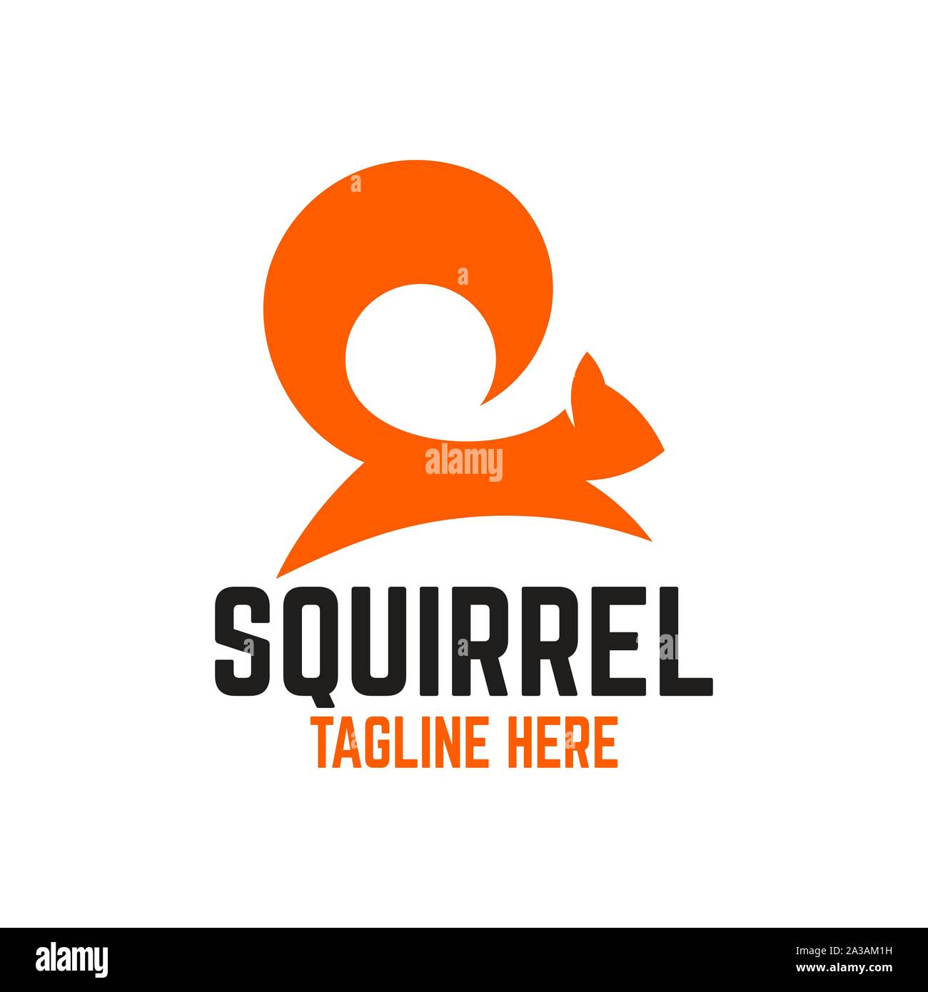 Squirrel logo hi-res stock photography and images - Alamy