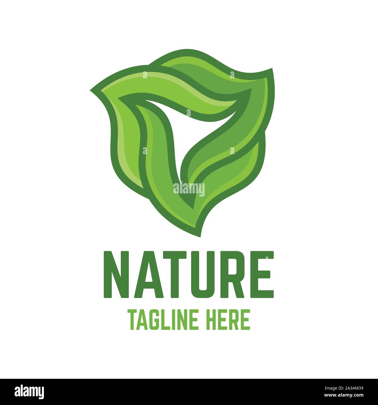 Modern nature shield logo Stock Vector Image & Art - Alamy