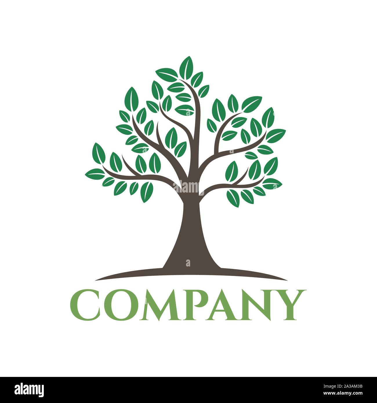 Modern tree logo Stock Vector Image & Art - Alamy