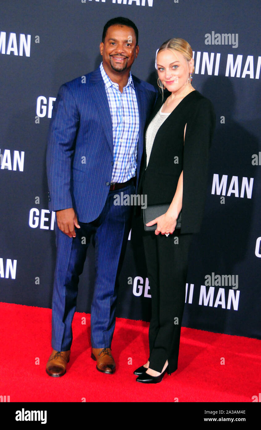 Hollywood, California, USA 6th October 2019 Actor Alfonso Ribeiro and ...