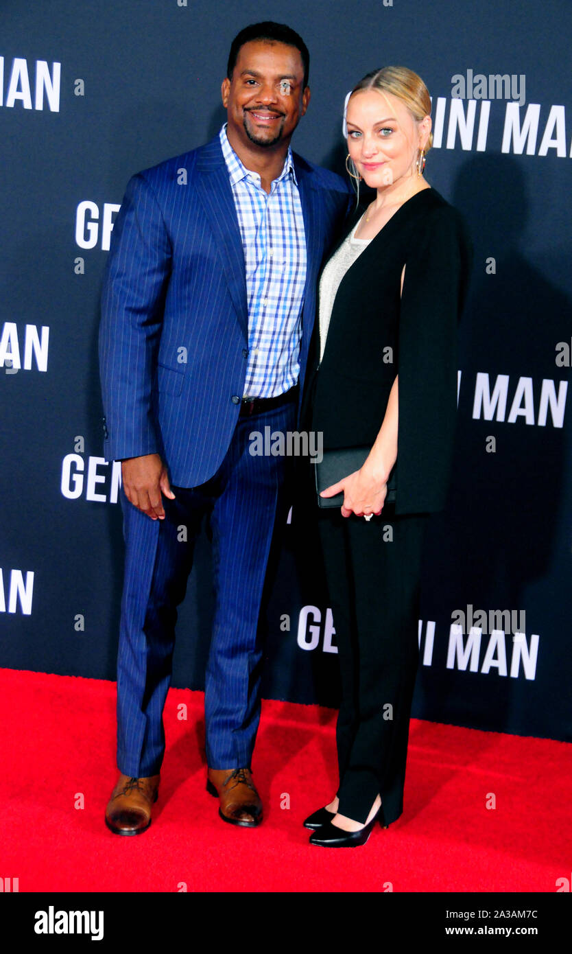 Hollywood, California, USA 6th October 2019 Actor Alfonso Ribeiro and ...