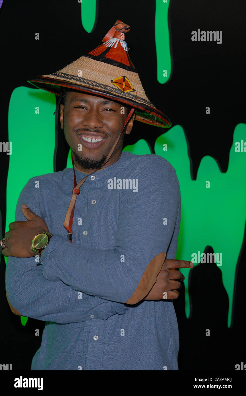 NEW YORK, NY - OCTOBER 04: TJ Atoms attends Huluween Celebration at ...