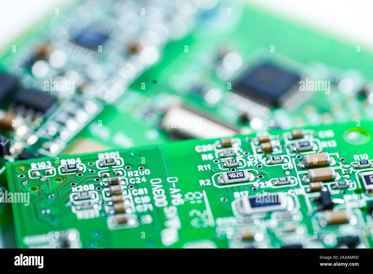 E-waste electronic, computer circuit cpu chip mainboard core processor ...