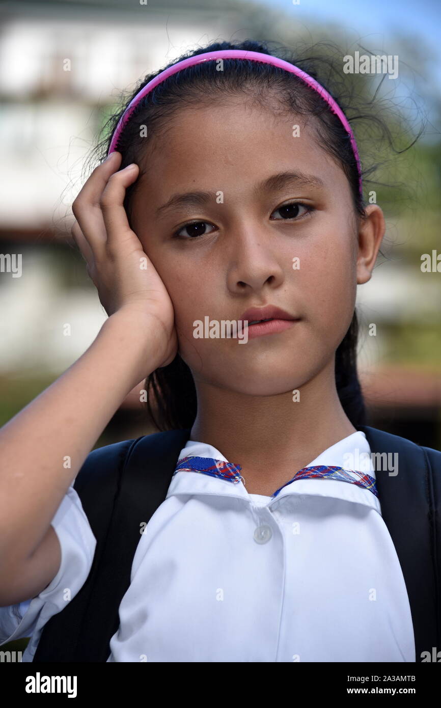 A School Girl Memory Problems Stock Photo - Alamy