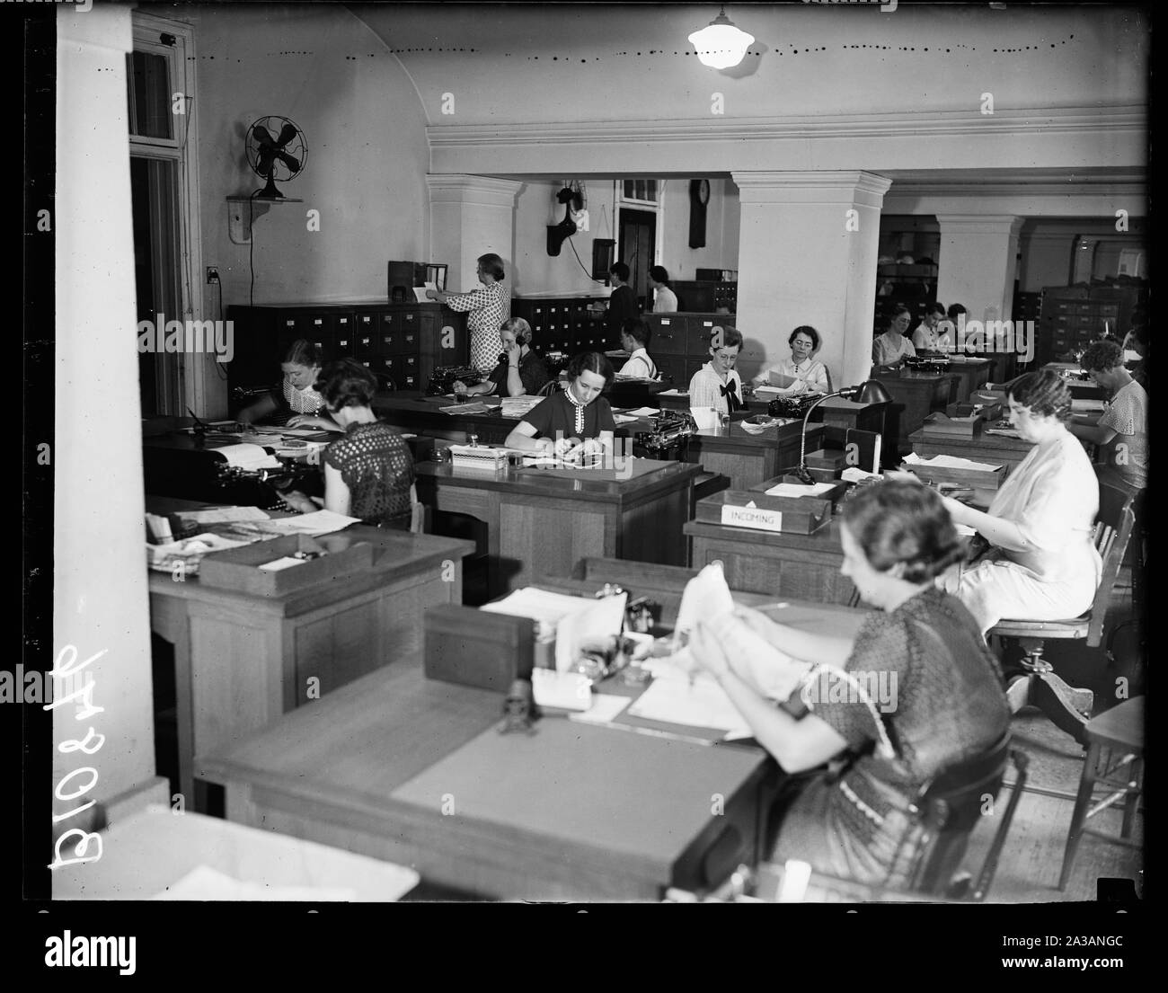 Service record room, Civil Service Commission Stock Photo - Alamy