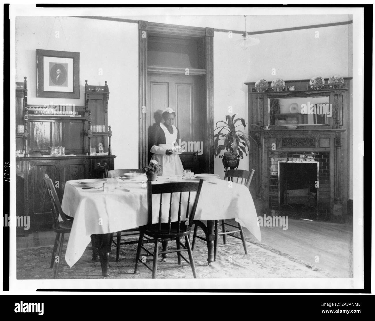 Family dinner preparation Black and White Stock Photos & Images - Alamy