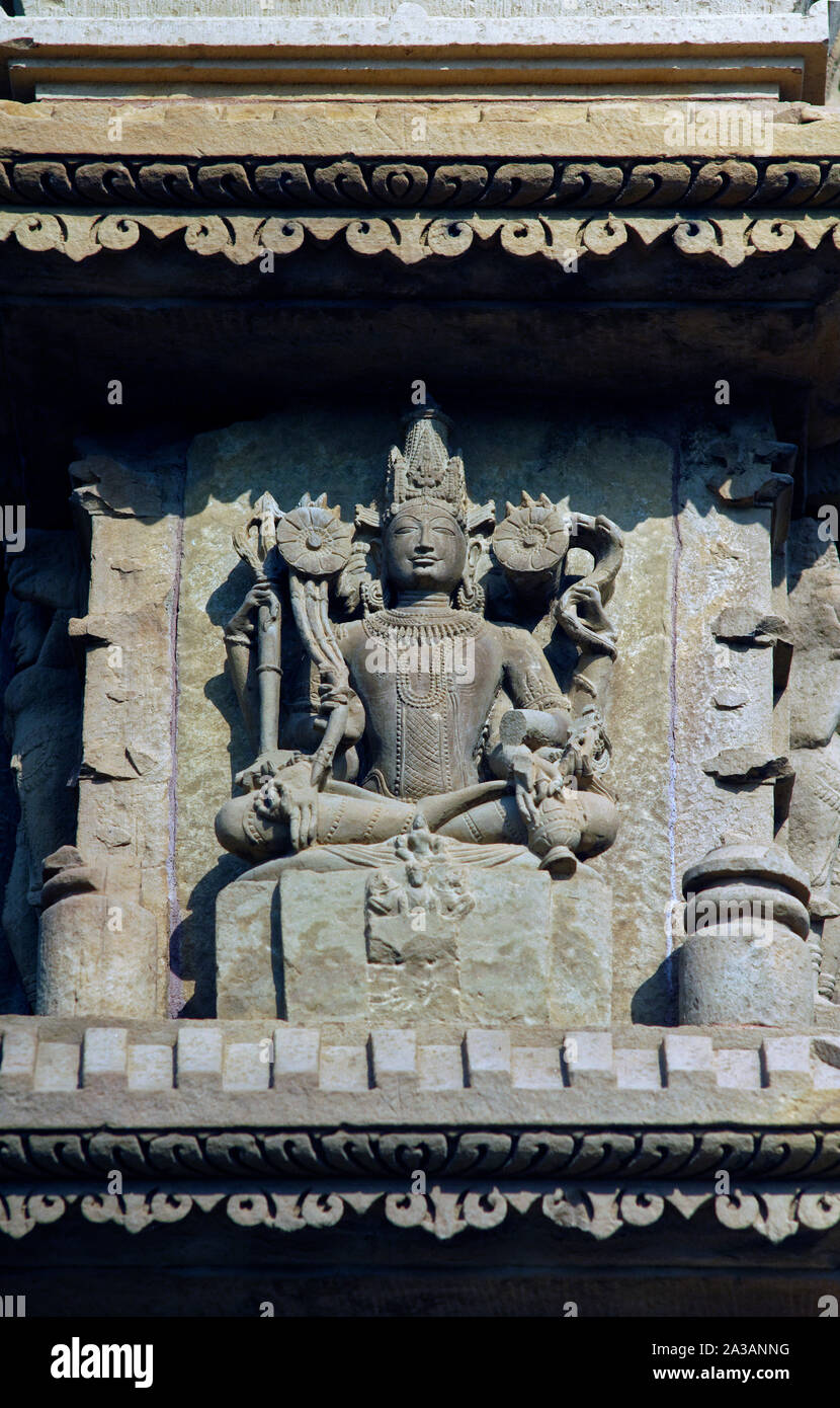 Carving of Hindu god Shankar Stock Photo - Alamy