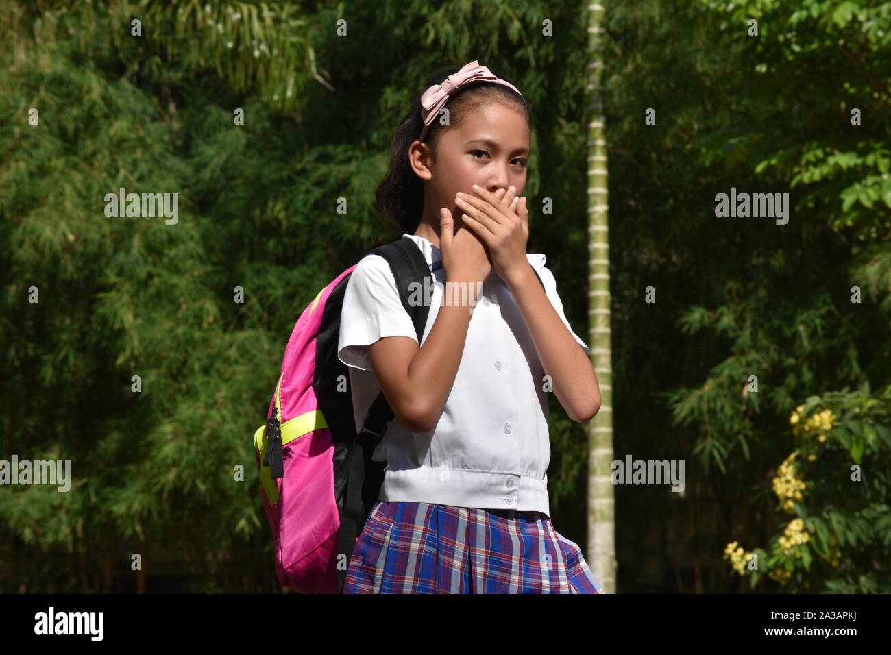 Girl silent hi-res stock photography and images - Alamy