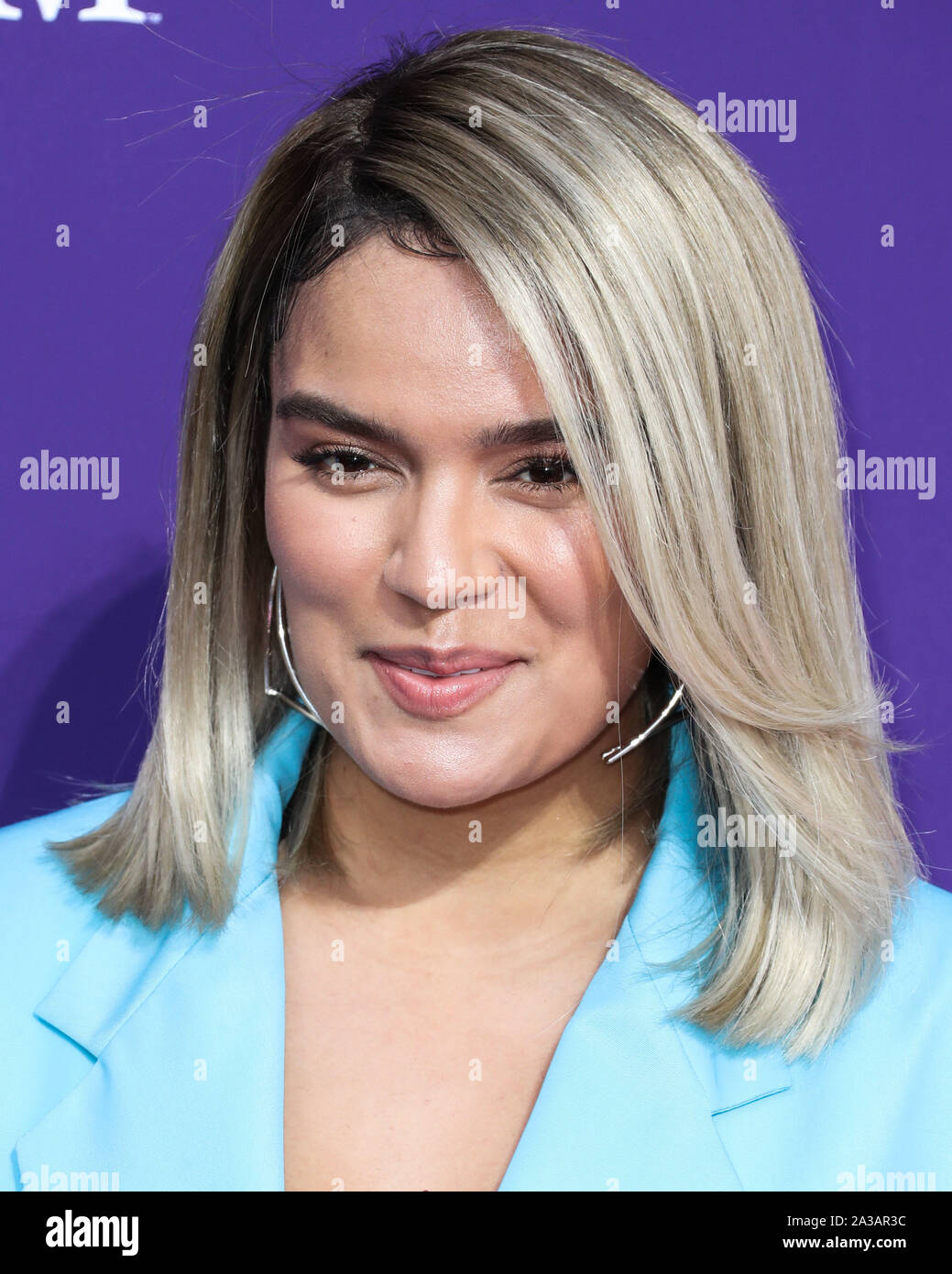 CENTURY CITY, LOS ANGELES, CALIFORNIA, USA - OCTOBER 06: Singer Karol G ...